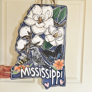 Mississippi State Favorites Door Hanger-home Malone, New Orleans Art ...