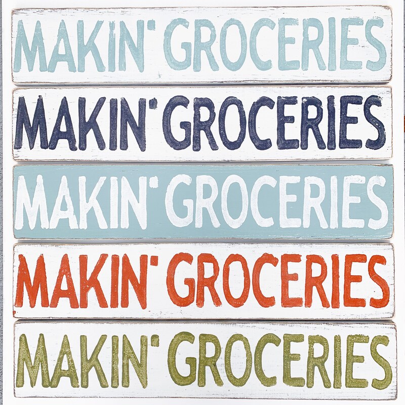 Groceries Sign - Etsy