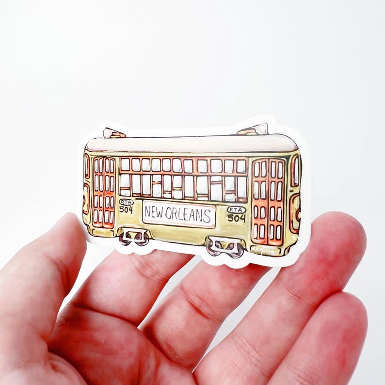Green Streetcar Sticker - Home Malone, Waterproof Vinyl Decal, Bumper ...