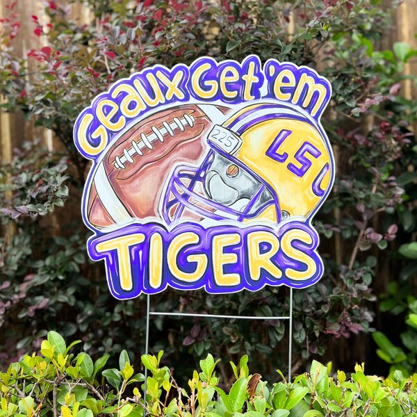 Lsu Yard Signs - Etsy