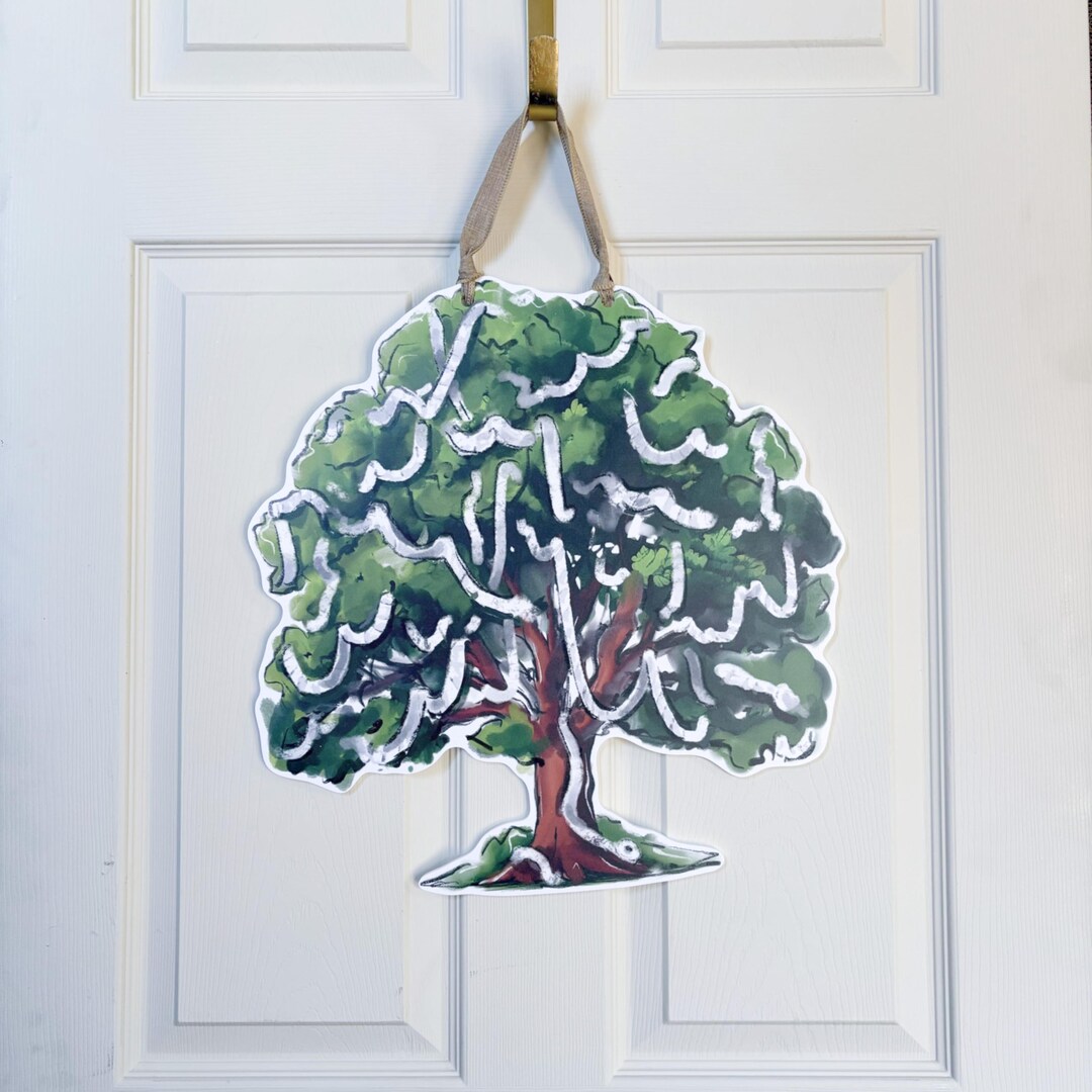 Toilet Paper Tree Door Hanger: Mardi Gras Decor, New Orleans Art, New ...