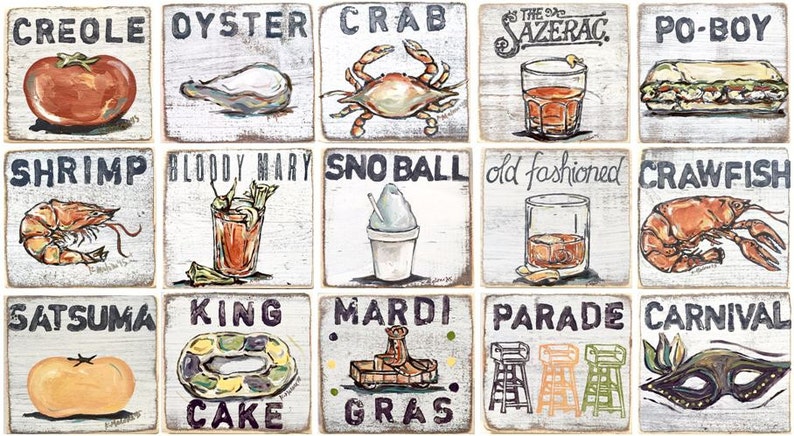 Po-boy: Wood Sign New Orleans Food Art New Orleans Gift - Etsy