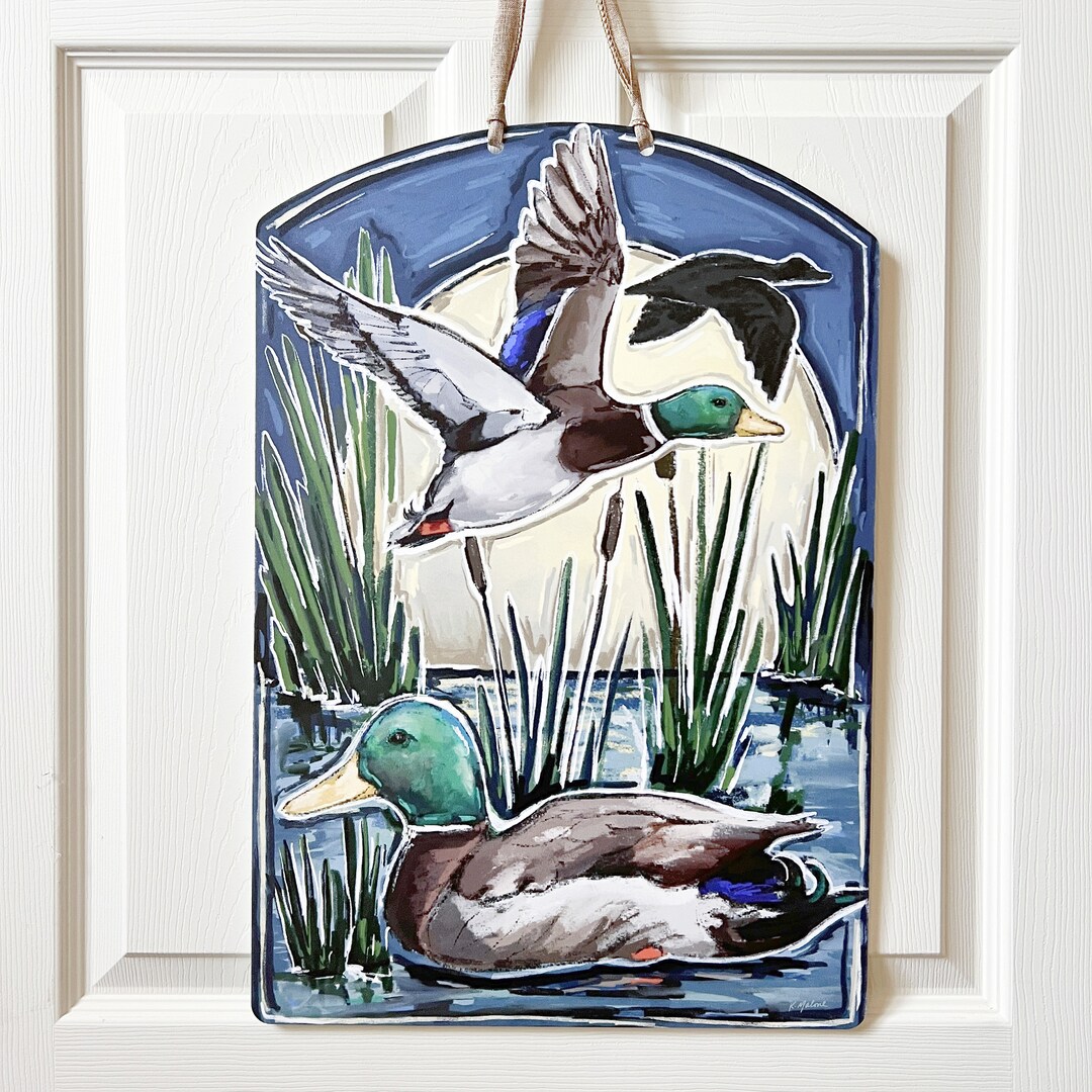 Mallard Ducks Door Hanger: New Orleans Art, Home Malone, Pretty Duck ...
