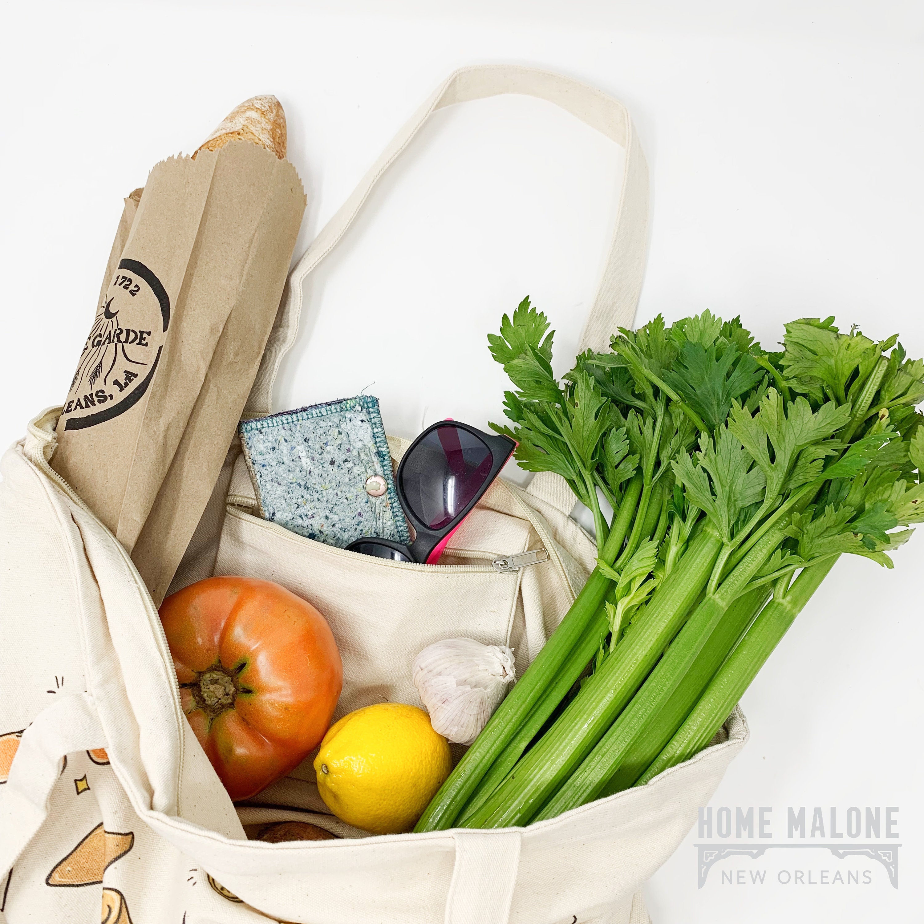Makin' Groceries Reusable Shopping Tote - Grocery Bag, Home Malone, New ...