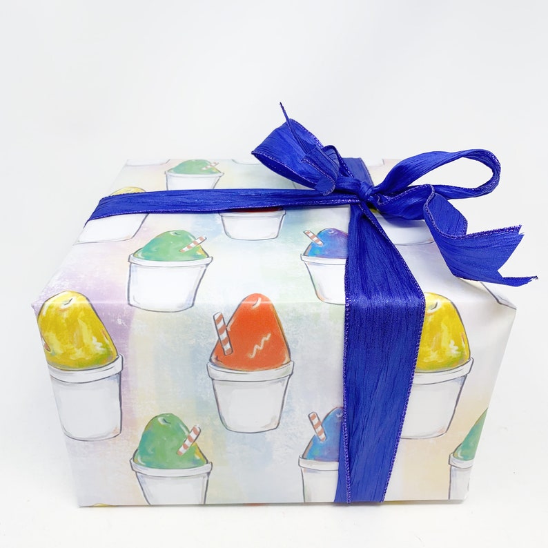 Sno Ball Snow Cone Wrapping Paper Home Malone Gift Wrap - Etsy