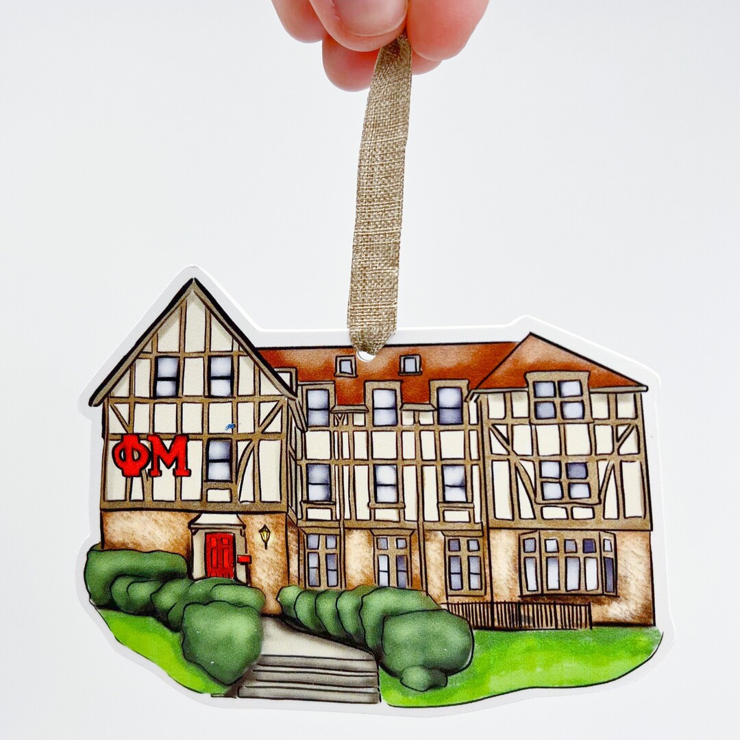 Phi Mu House University of Nebraska Ornament: Home Malone, New Orleans ...