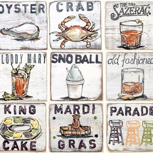 Sno Ball Wood Sign: Home Malone NOLA, New Orleans Artist, Snowball ...