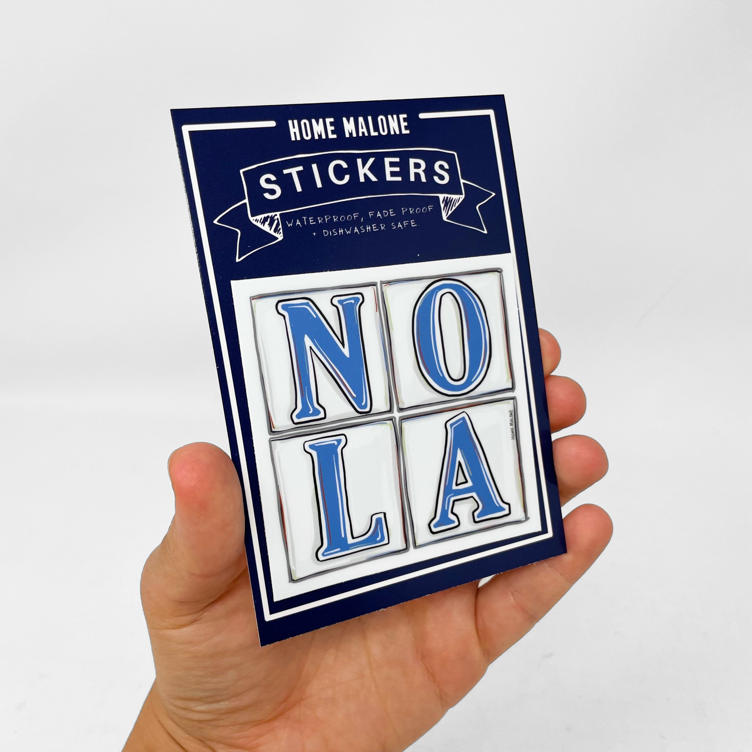 NOLA Street Tiles Sticker Home Malone Waterproof Vinyl | Etsy