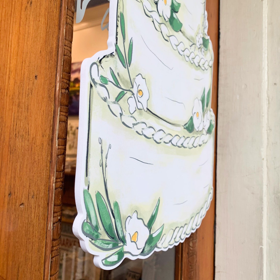 Wedding Cake Door Hanger - Home Malone, Kristin Malone, Wedding Cake ...