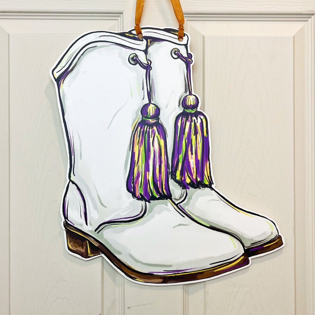 Majorette Marching Band Boots Door Hanger New Orleans, Home Malone ...