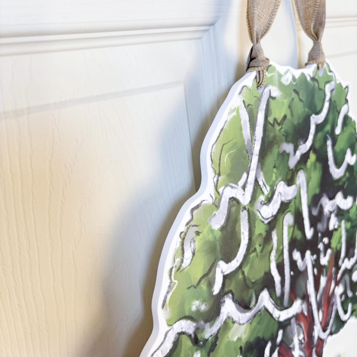 Toilet Paper Tree Door Hanger: Mardi Gras Decor, New Orleans Art, New ...