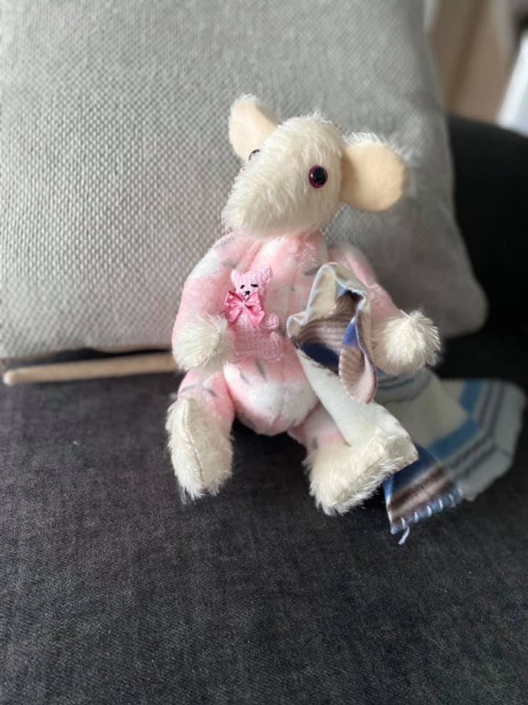 Mohair Rat in a Onesie - Etsy