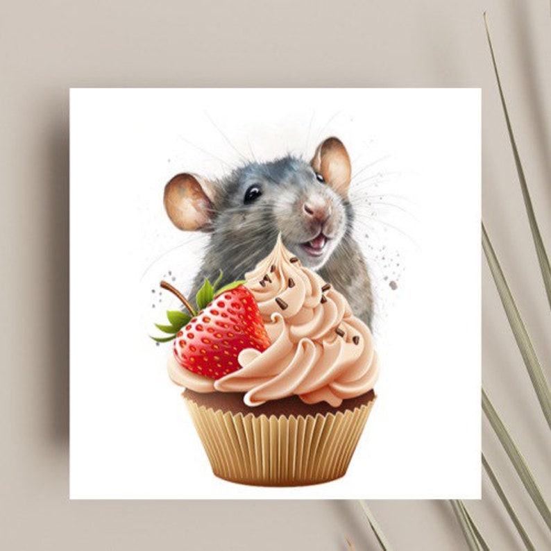Rat Themed Note Cards - Etsy