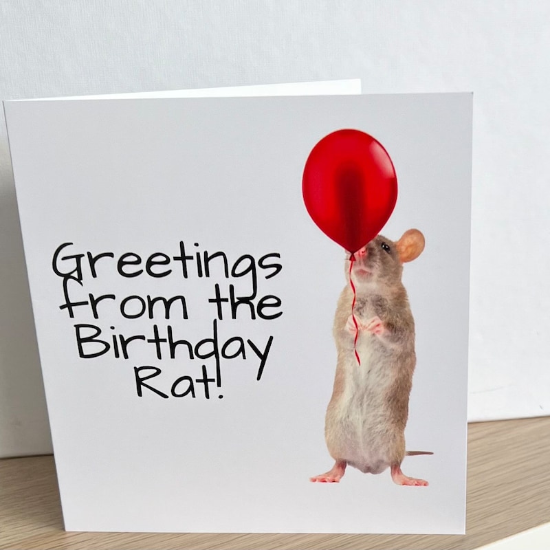 Rat Card - Etsy