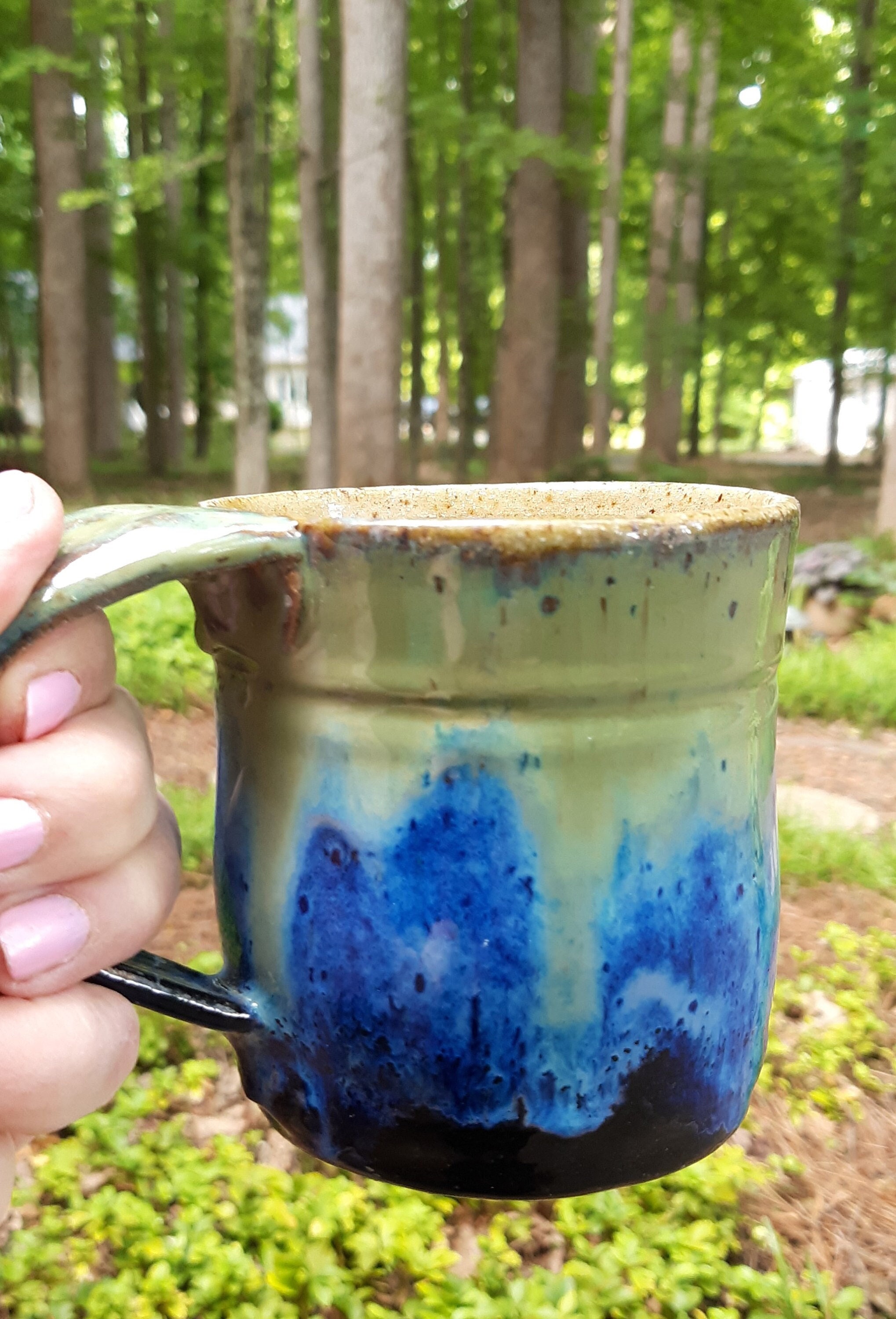 Cobalt Blue Microwave