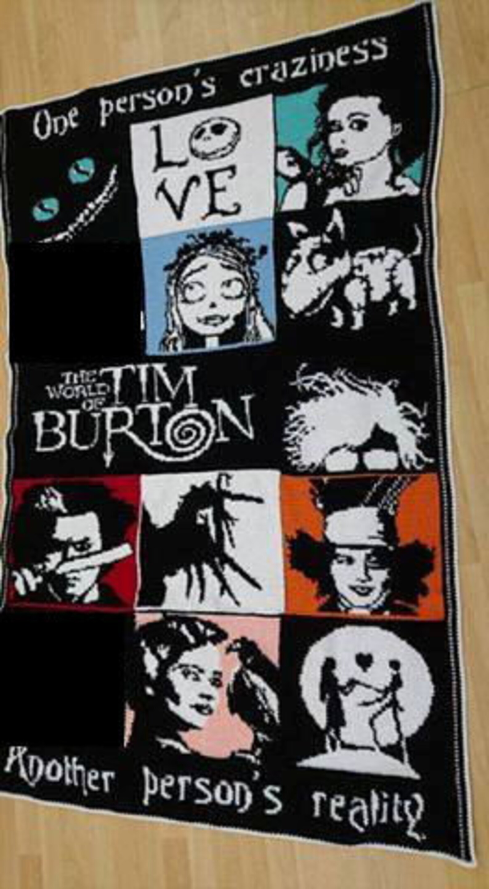 Tim Burton Fan Graphghan Images - Etsy