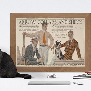 J C Leyendecker - the Arrow Collar Man Artprints - Etsy