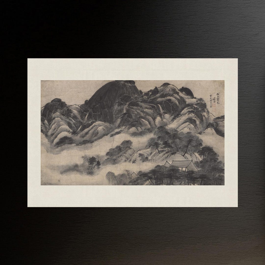 Gyeomjae Jeong Seon's Inwangjesaekdo (inwangsan After Rain) Korea ...