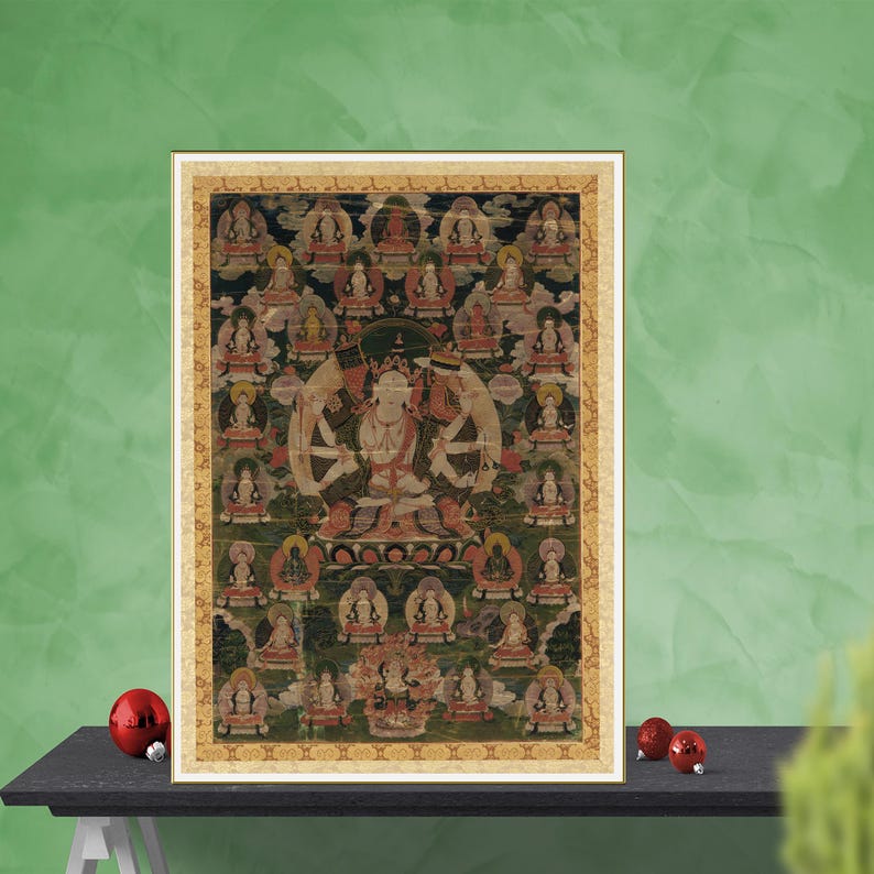 Tibetan Tangka Sakyamuni Sitatapatra and Divinities - Etsy