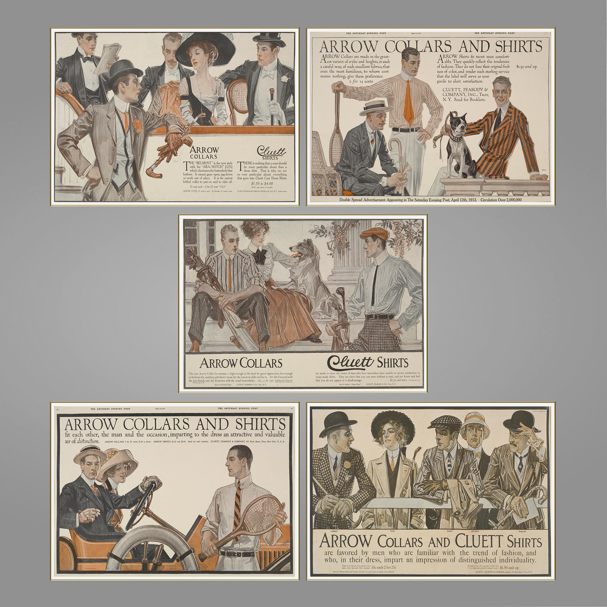 J C Leyendecker the Arrow Collar Man - Etsy