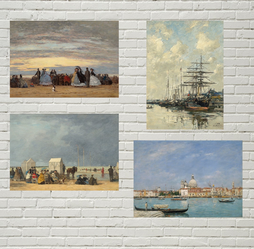Seascape by Eugene Boudin Fine Art Print - Etsy