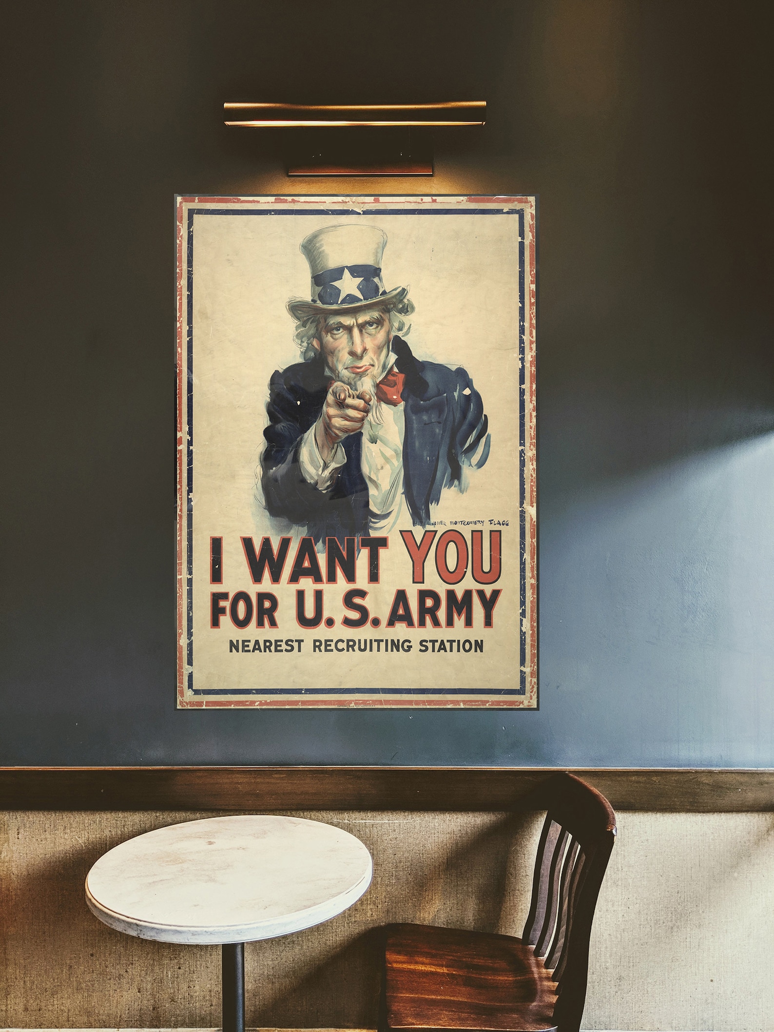 Uncle Sam Poster I Want You for US Army Vintage Poster by - Etsy