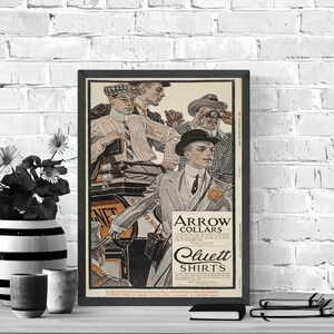 J C Leyendecker - the Arrow Collar Man Artprints - Etsy