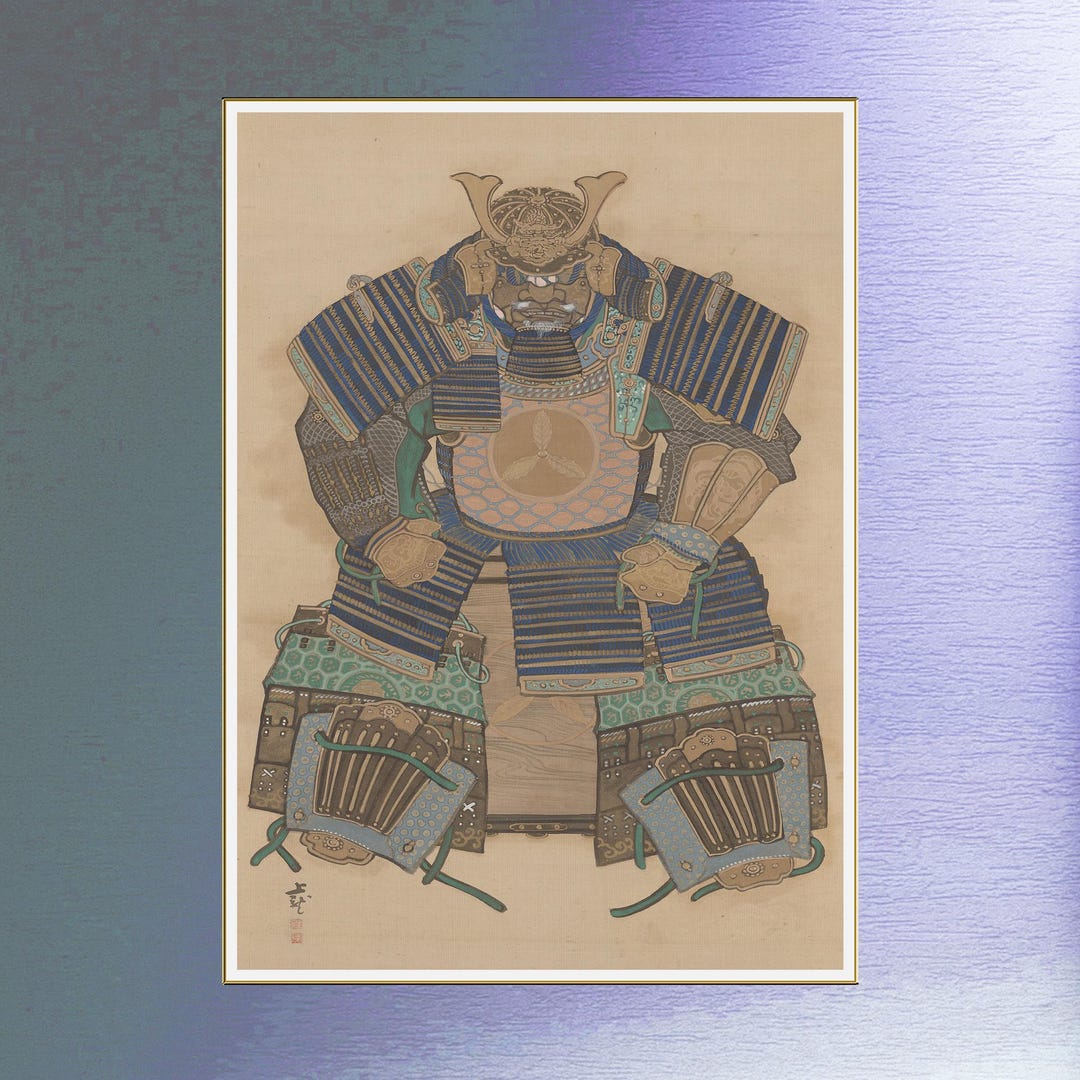 Japanese Samurai General the Suit of Armor - Etsy