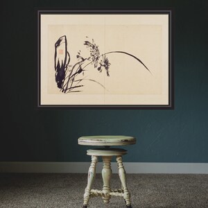 Korean Art Sagunja Orchid of Joseon Dynasty Reprint From Original ...