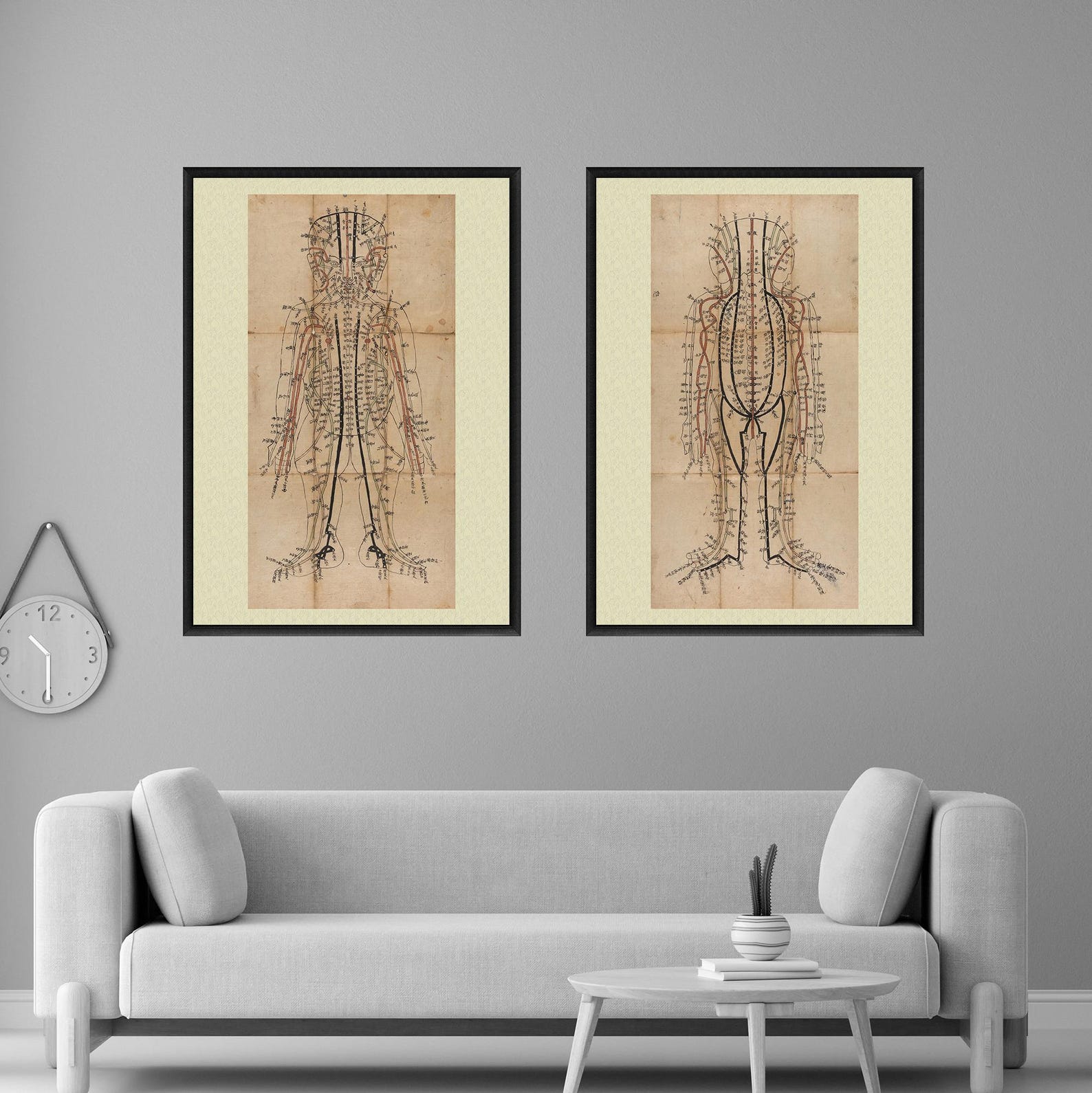 Acupuncture Chart Needle Theraphy - Etsy