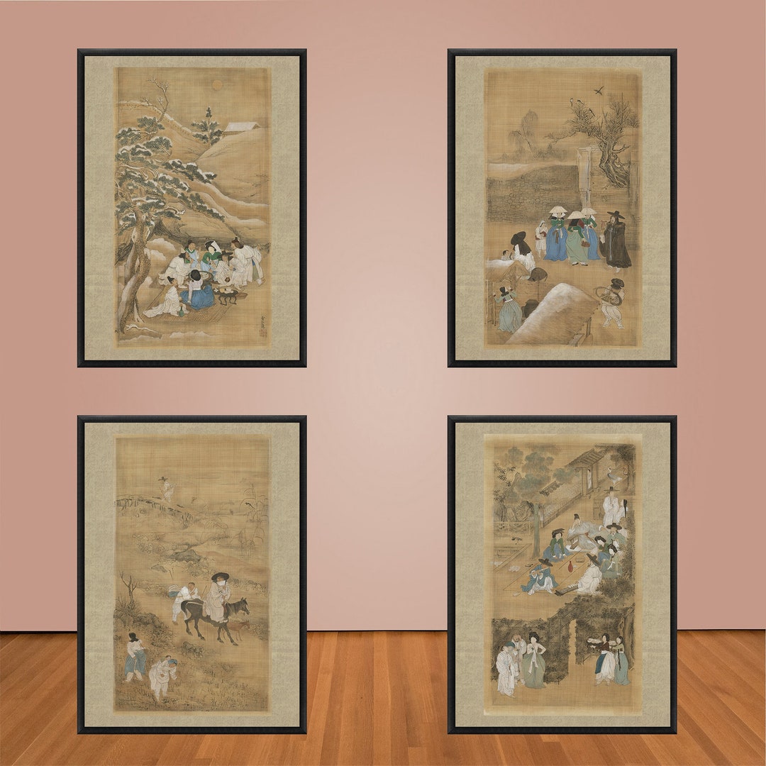 Minhwa Paintings of the Joseon Dynasty in Korea - Etsy