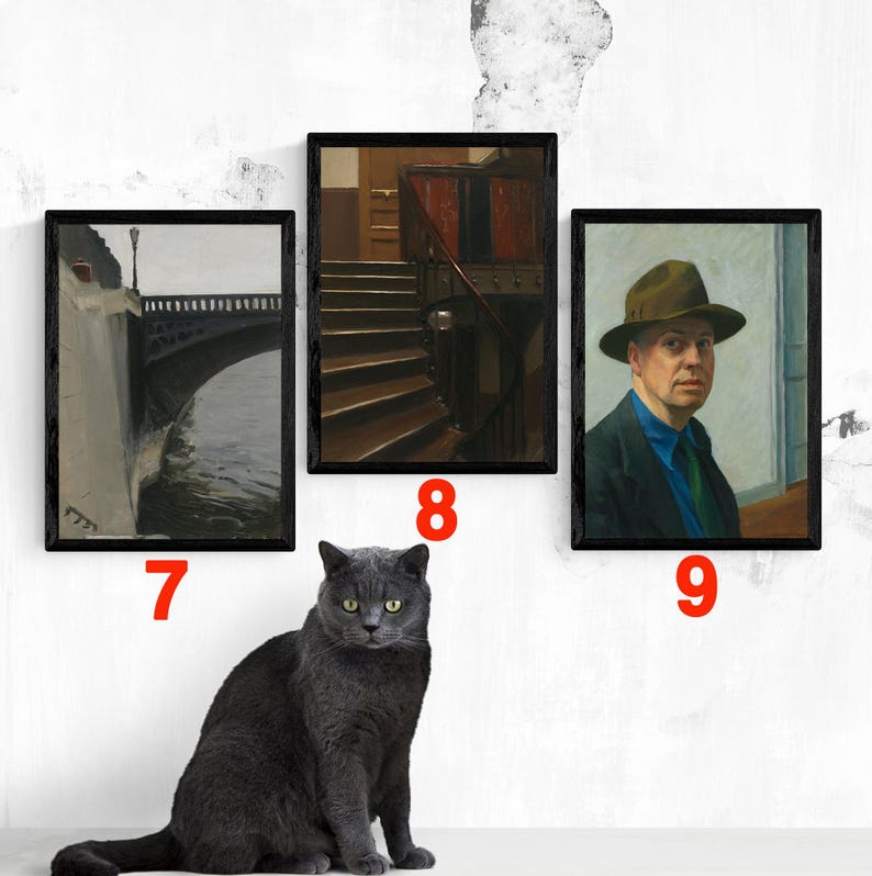 Rare Edward Hopper Giclee Print Collection - Etsy