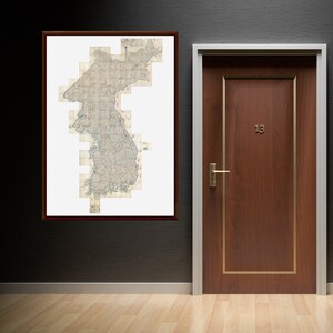 Old Map of Joseon Korea Giclee Print 대동여지도 - Etsy