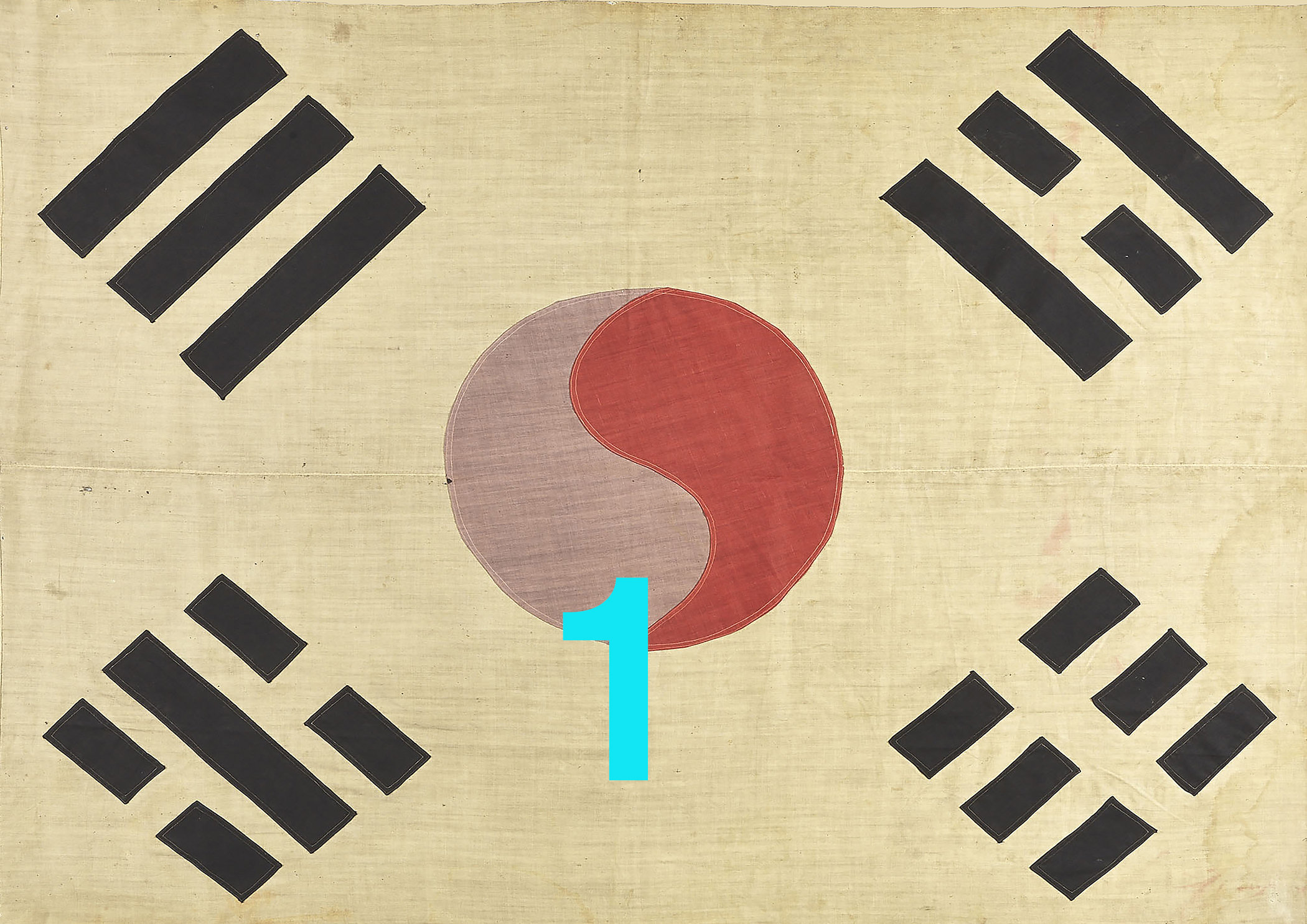 Korean Art Antique National Flag of Korea Old Taegeukgi 태극기 - Etsy New ...