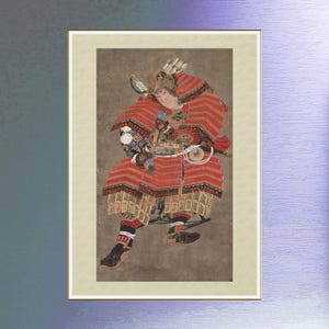 Samurai Warrior Fine Art Print Etsy