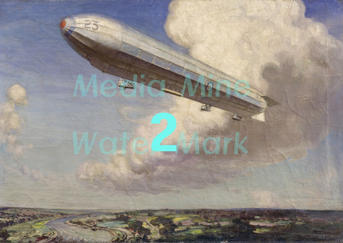 World War 2 Military Poster WW2 Airship | Etsy