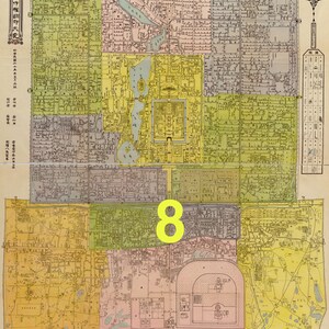 Old Map of Beijing China - Etsy
