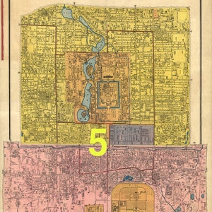 Old Map of Beijing China - Etsy