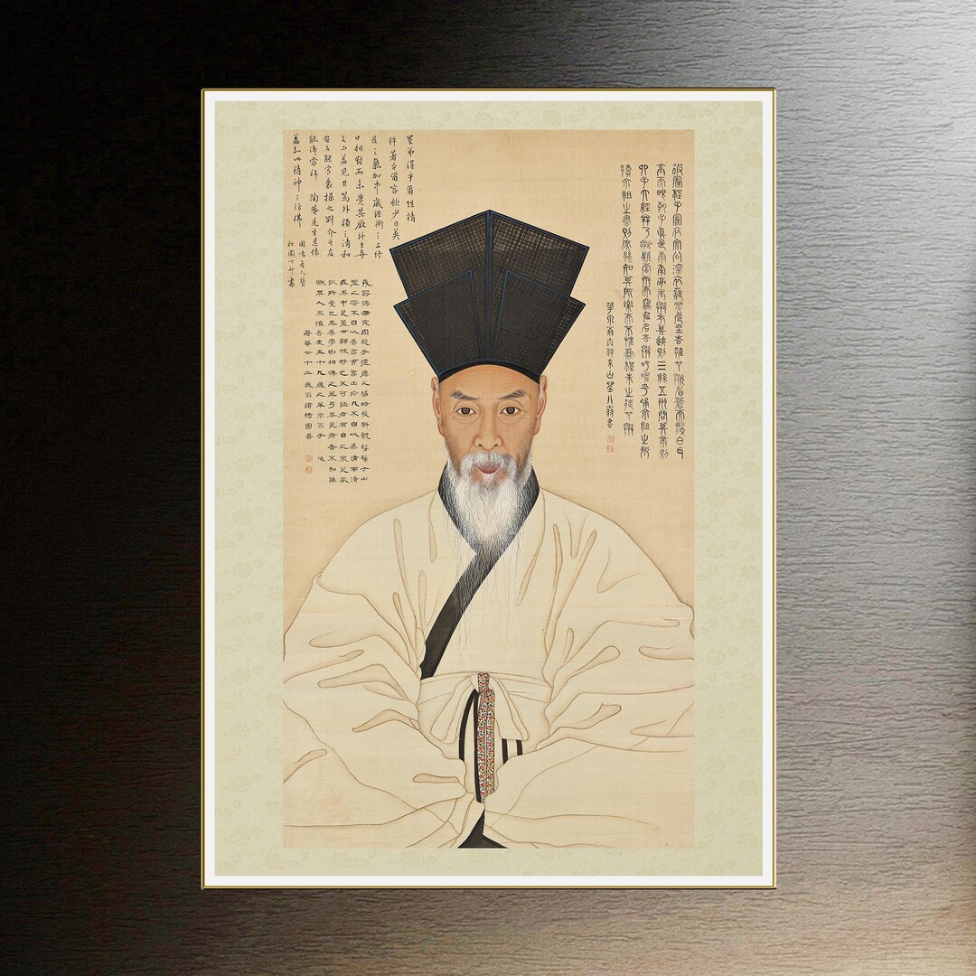 Korean Hanbok Art the Nobleman's Portrait of Joseon Dynasty - Etsy