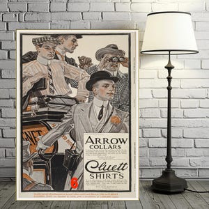 J C Leyendecker the Arrow Collar Man - Etsy