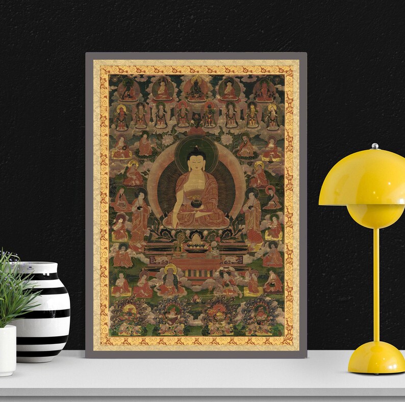 Tibetan Tangka Sakyamuni Sitatapatra and Divinities - Etsy