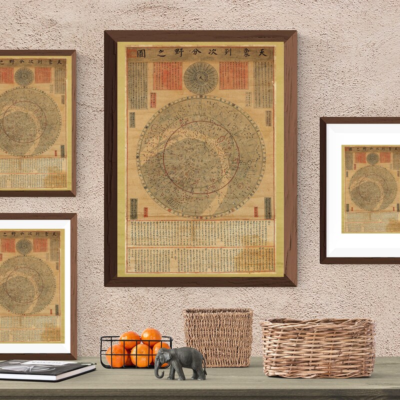 Antique Star Chart - Etsy