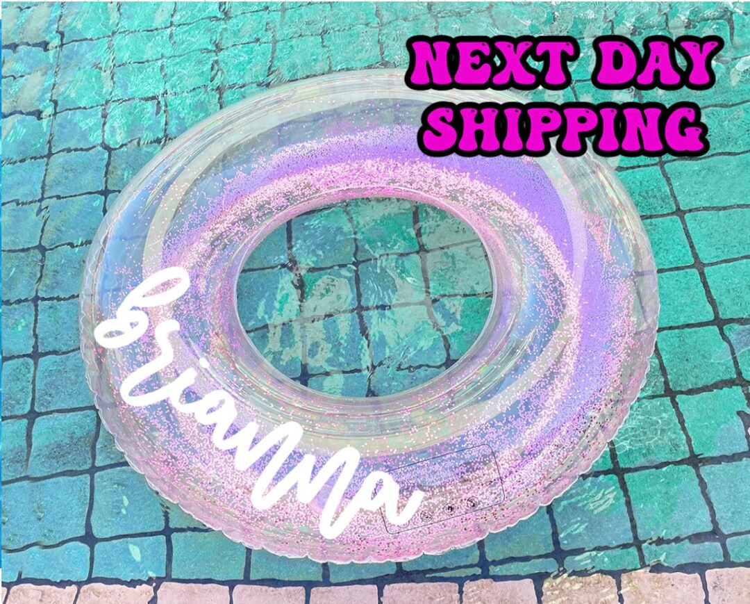 BRIDE Pool FLOAT, Personalized Inner Tube Bachelorette Party Favor ...