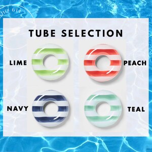 Personalized STRIPED Pool Float, Preppy Nautical Birthday Party Favor ...