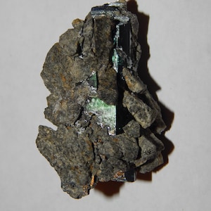 Genuine VIVIANITE Crystal in Matrix Genuine Vivianite Crystal Cluster ...