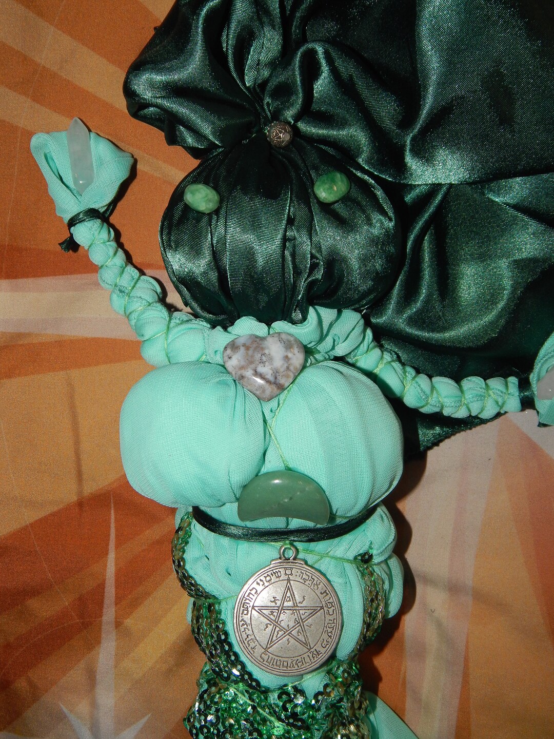 Solomon's Seal of Venus Voodoo Doll Voodoo Fetch Vodou Poppet Folk Art ...