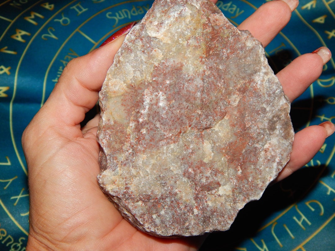 Genuine STRAWBERRY QUARTZ Cluster Natural Gemstones Hematoid Quartz ...
