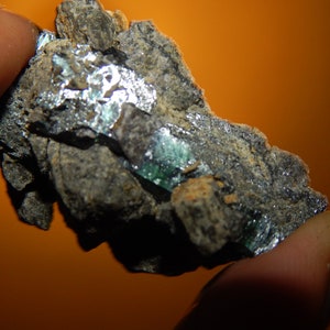 Genuine VIVIANITE Crystal in Matrix Genuine Vivianite Crystal Cluster ...