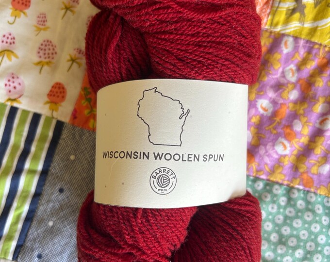 Barrett Wool Co. Wisconsin Woolen Spun in Jam - Etsy