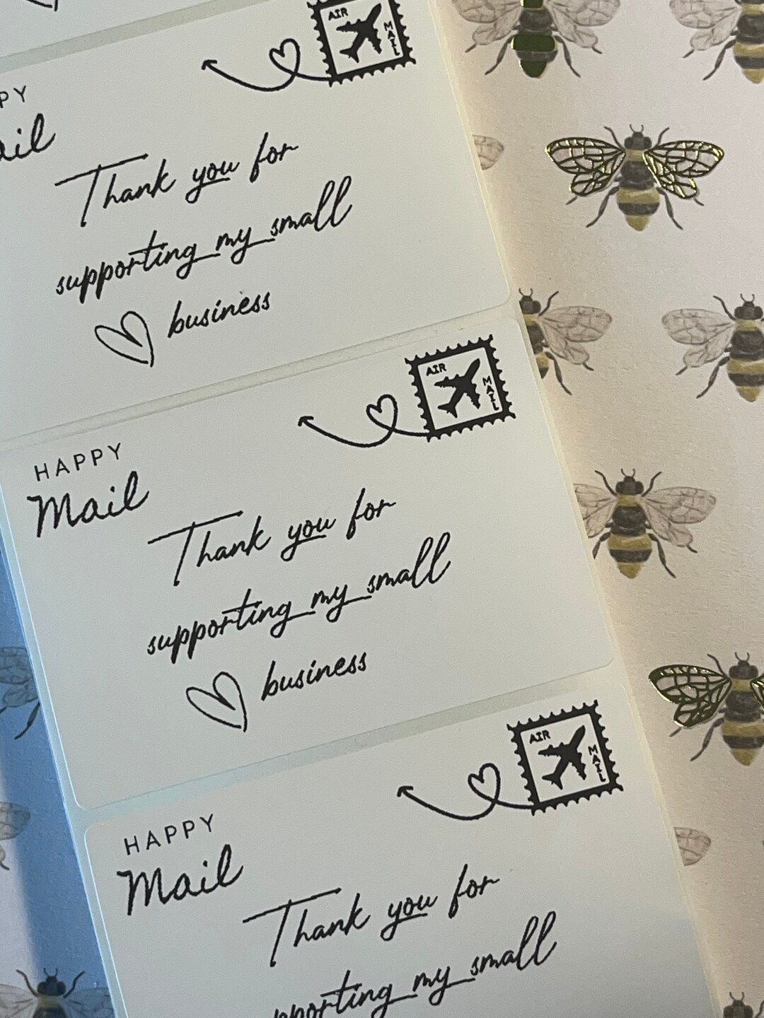 Customized Social Media Sticker and Mailer Stickers for Small Business ...